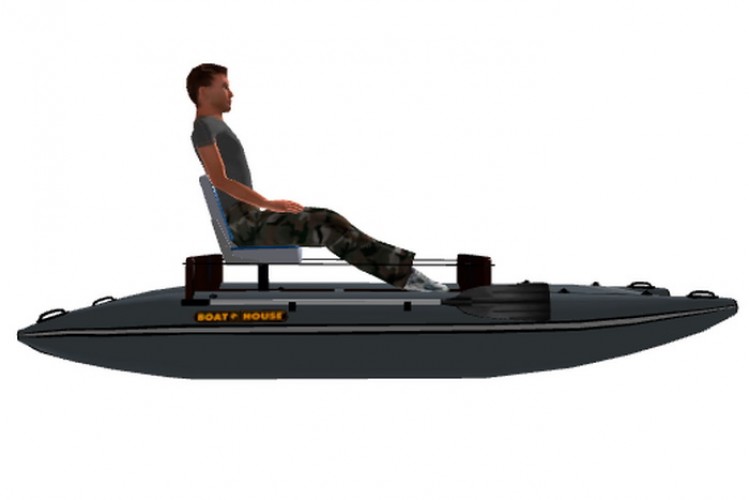 MINIKAT Моторный мини катамаран для рыбалки BOATHOUSE